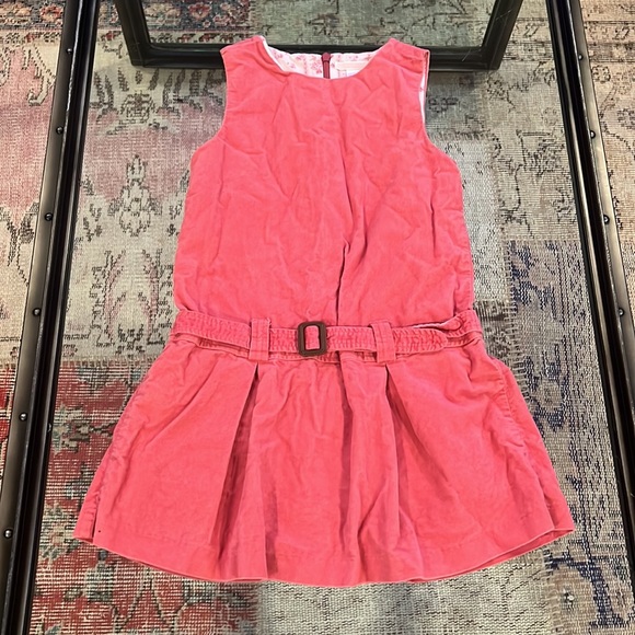 Janie and Jack | Dresses | Bright Coral Pink Janie And Jack Velvet ...